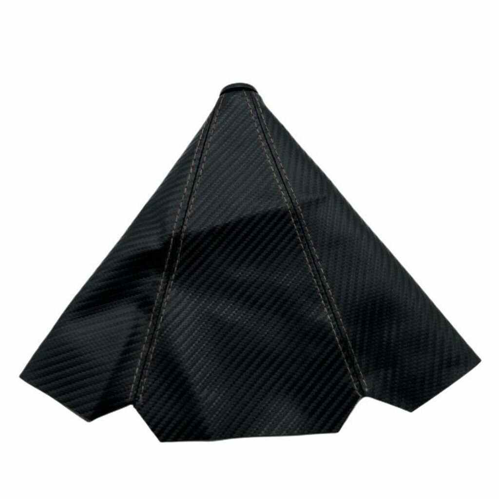 Автомобильный ручной рычаг переключения передач, рычаг переключения передач, пылезащитный чехол, универсальный тип-белая линия-угольный рисунок blackhead carbon