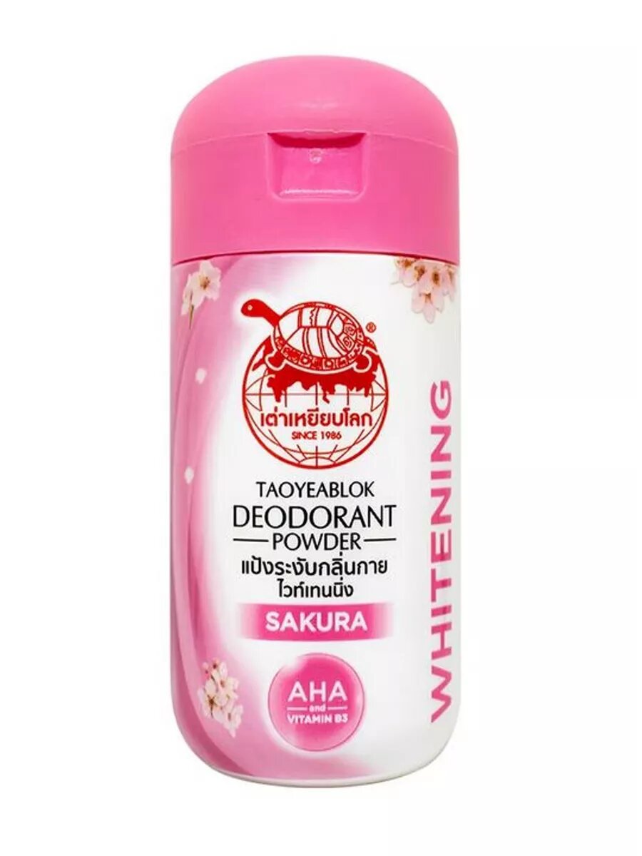 SAKURA Deodorant Powder, Taoyeablok (Пудра-дезодорант сакура), 22 г.