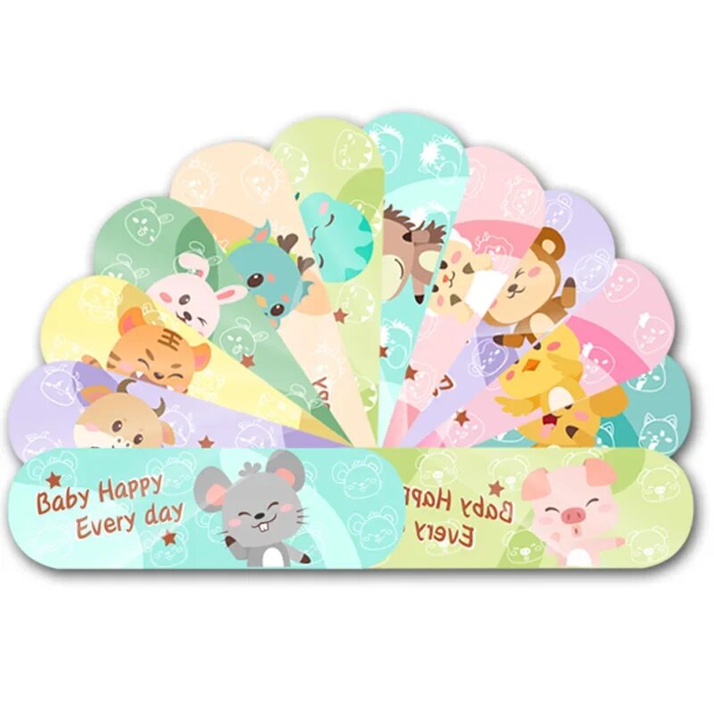 Пластыри Woundplast с героями мультфильмов для детей 120 шт. Style C