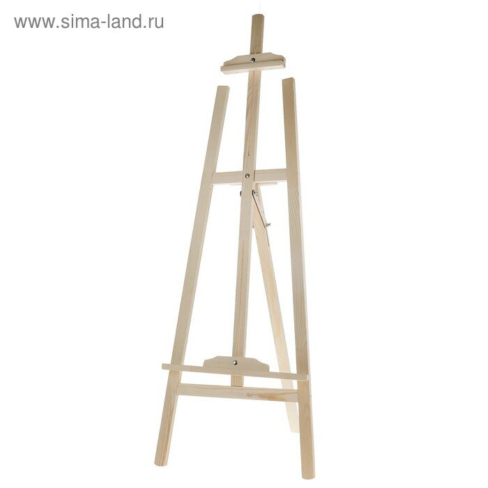 Мольберт тип «Лира» 175 х 64 см, с бегунком, разобранный, неокрашенное дерево, Calligrata