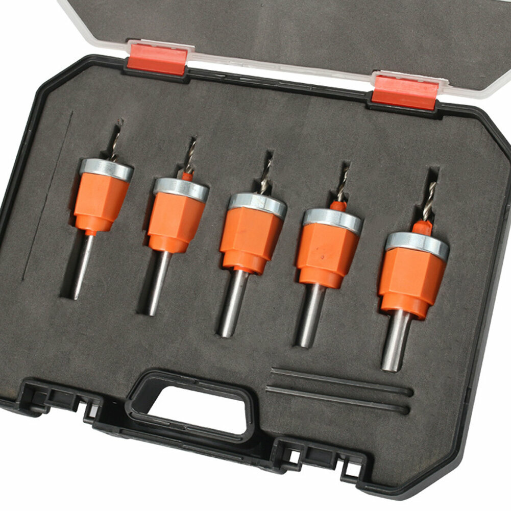Woodworking Wood Drilling Countersink Drill Bit Hole Puncher Adjustable Depth Forstner with Optional Edges Banding Punching Pliers