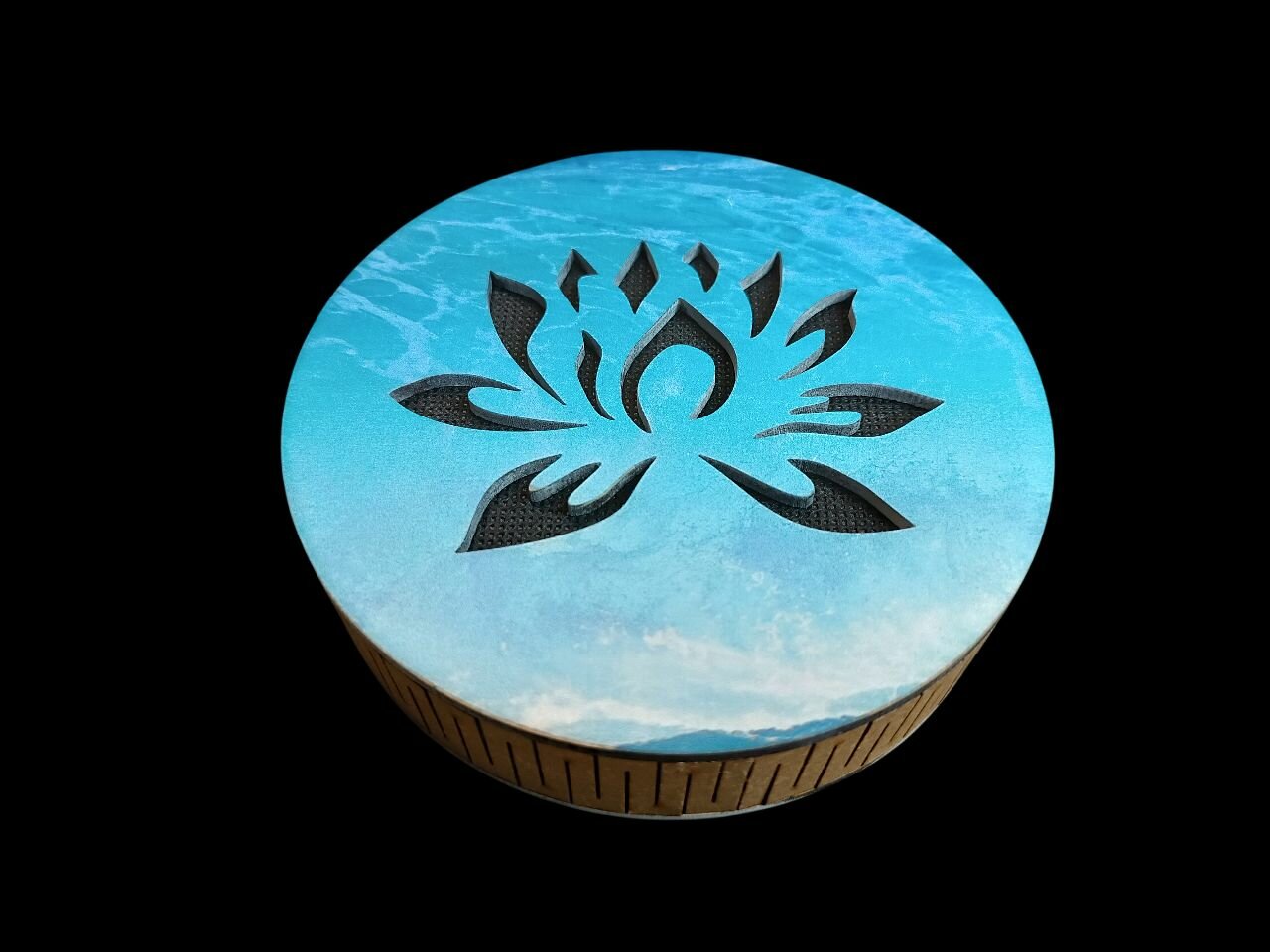 Шум ручья Лотос 120 мм Сине-голубой №2