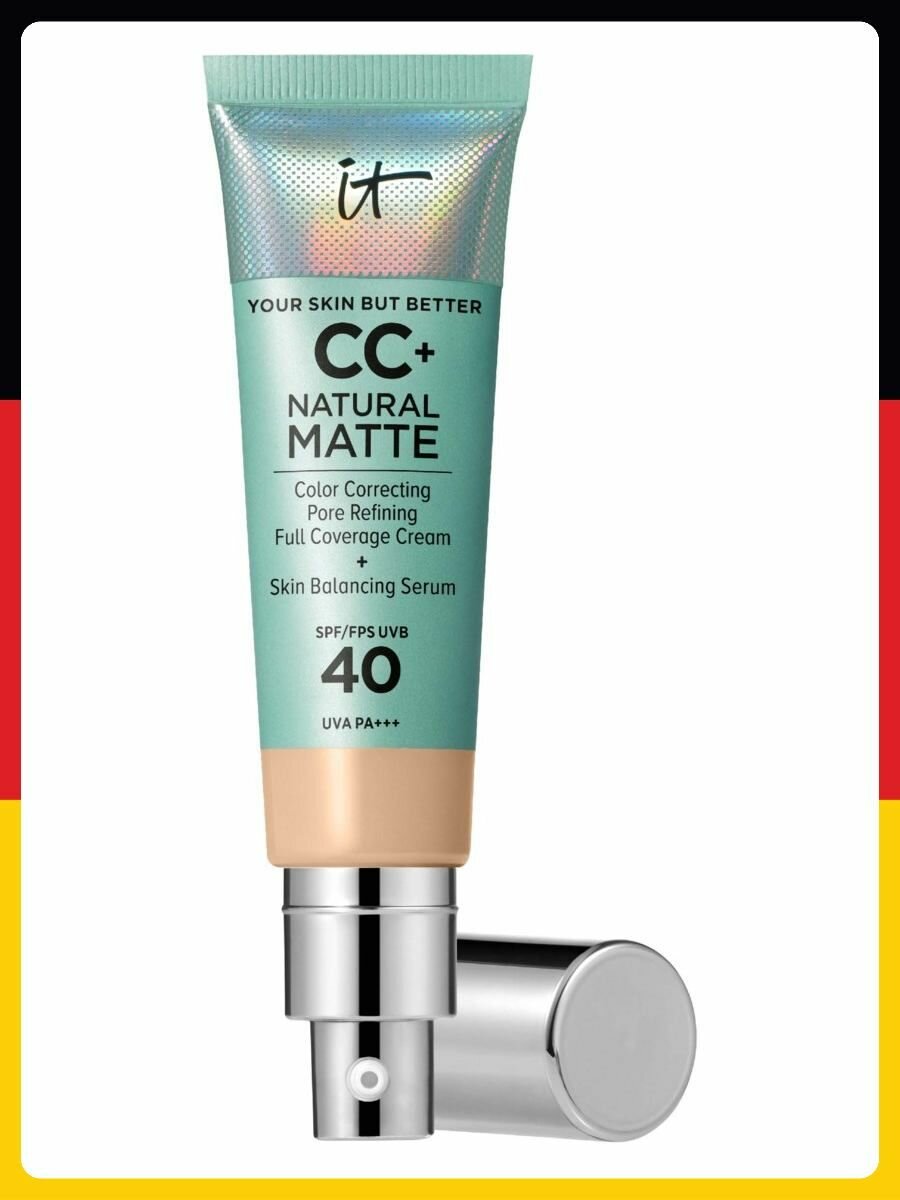 CC-средство IT Cosmetics CC+ Natural Matte Foundation Light