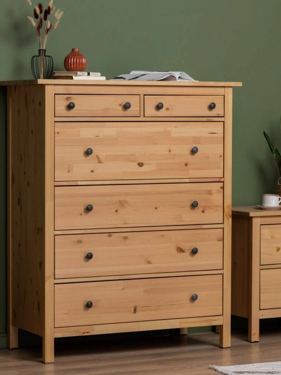 Комод Askona (Аскона) 6 ящика Terek (Терек) Светло-коричневый, 108*131*050