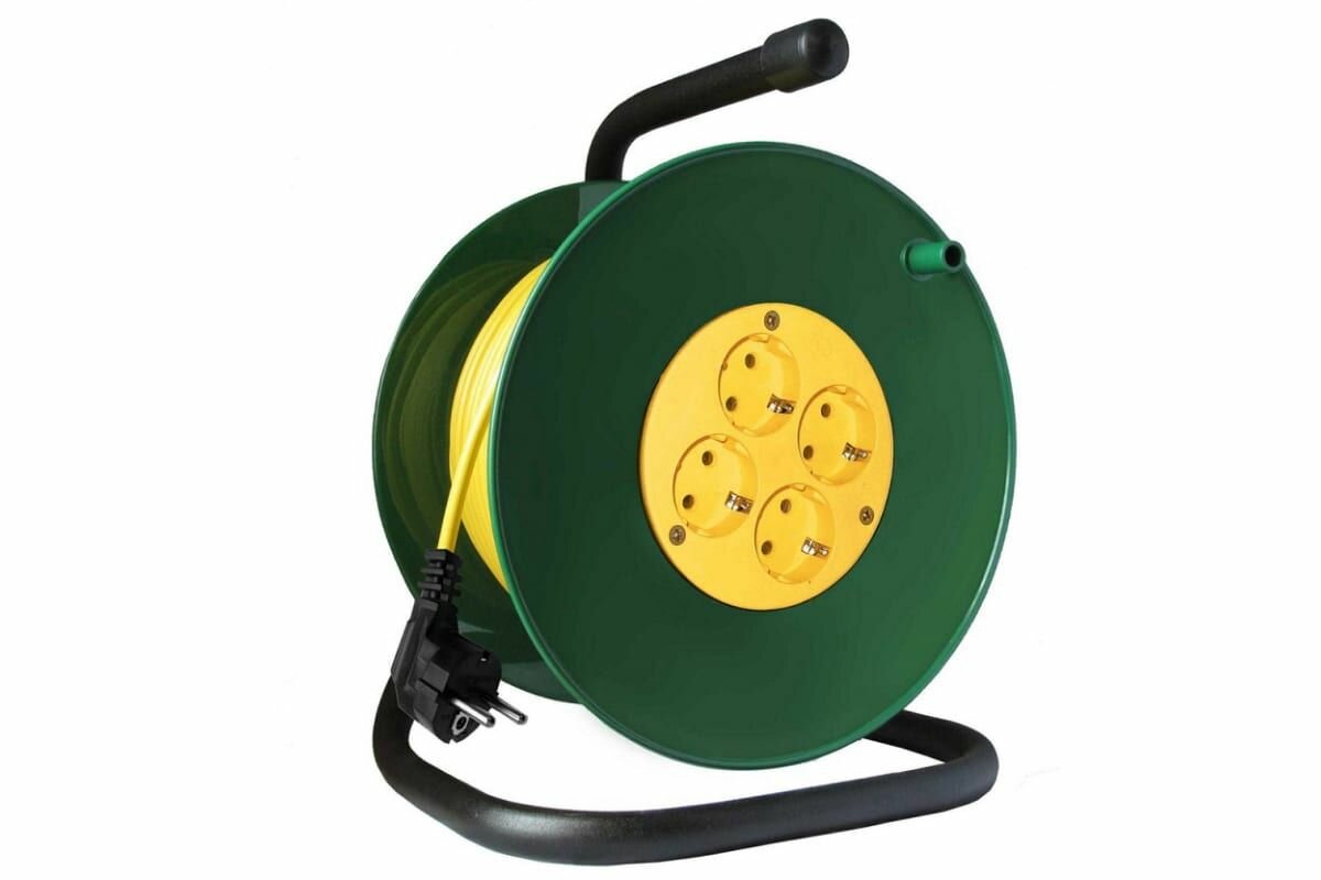 Удл. СОЮЗ на катушке 4вх 30м ПВС 2х1,0 10А/2,2кВт