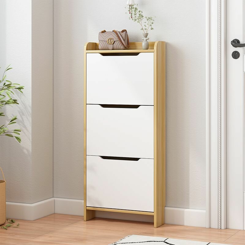 Обувной шкаф, для экономии пространства в прихожей, березовый, 40x113x17см