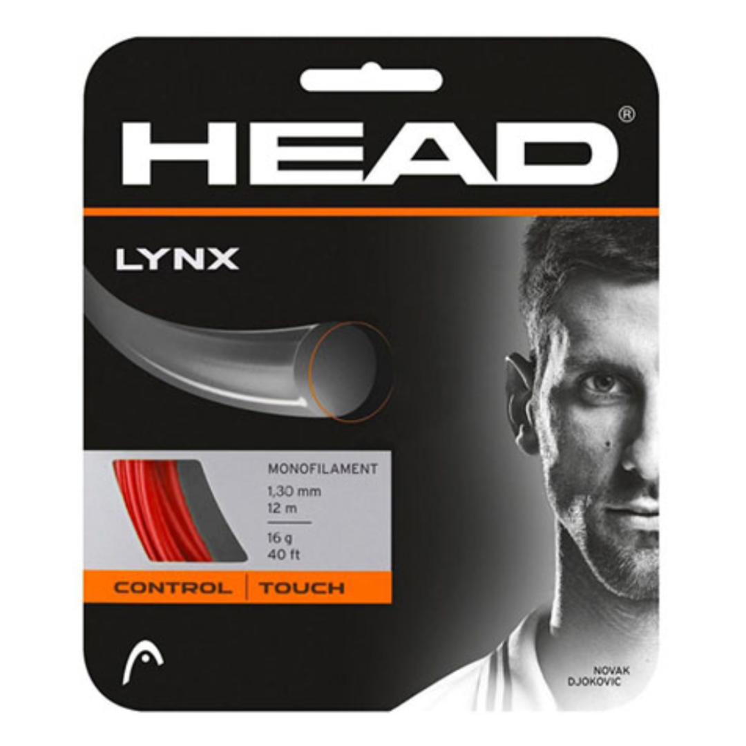 Струна для тенниса HEAD 12m LYNX, Red, диаметр 1.30 моноволокно