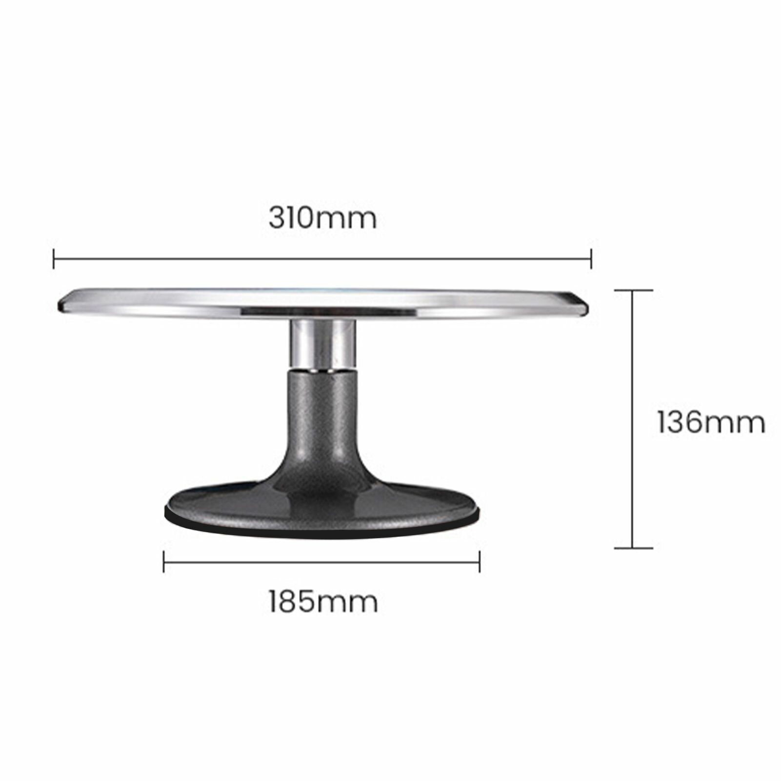 Вращающийся стол для торта 12 дюймов из алюминия