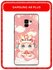 Чехол на Samsung Galaxy A8 + / Самсунг Галакси А8 Плюс 2018 с принтом Розовая ки...