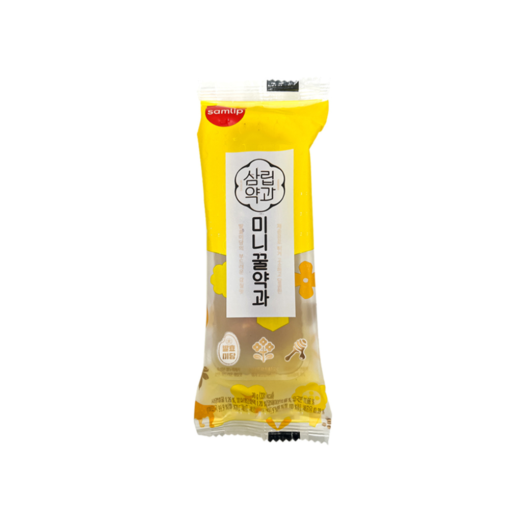 Пшеничное печенье Mini Yakgwa с мёдом и имбирем 70 г, Южная Корея