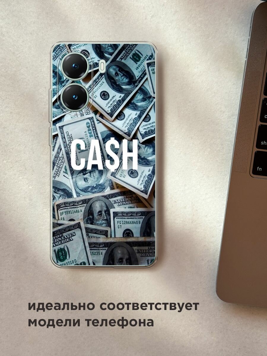 Силиконовый чехол на Poco X7 Pro / Поко X7 Про с принтом "Cash" — фото 1