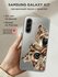 Чехол на Samsung Galaxy A17 / Самсунг А17 с принтом "Любопытный кот", прозрачный