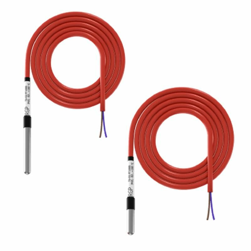 Датчик температуры RGP от -50 до +180 C, PT 100, накладной, в гильзе 30 мм