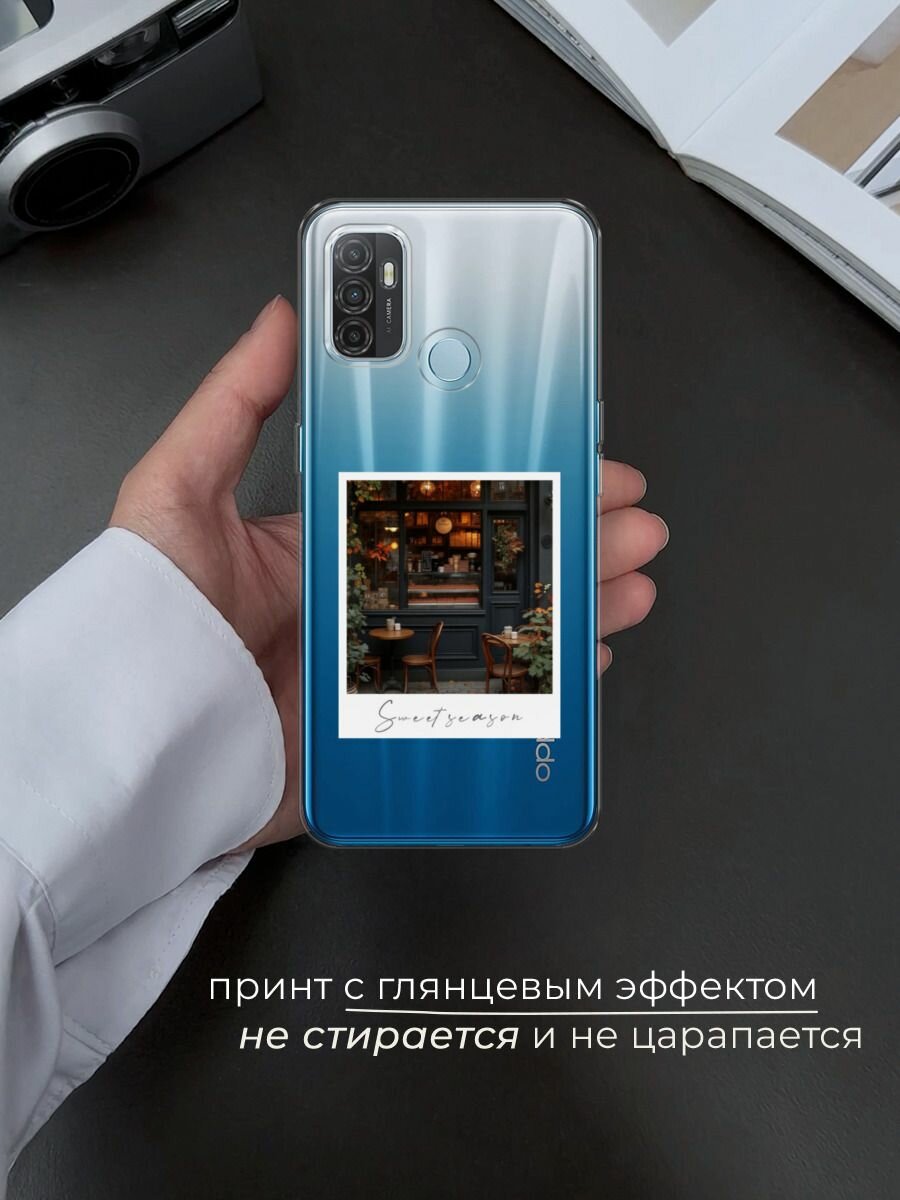 Силиконовый чехол на Oppo A53 / Оппо А53 с принтом Sweet season — фото 1