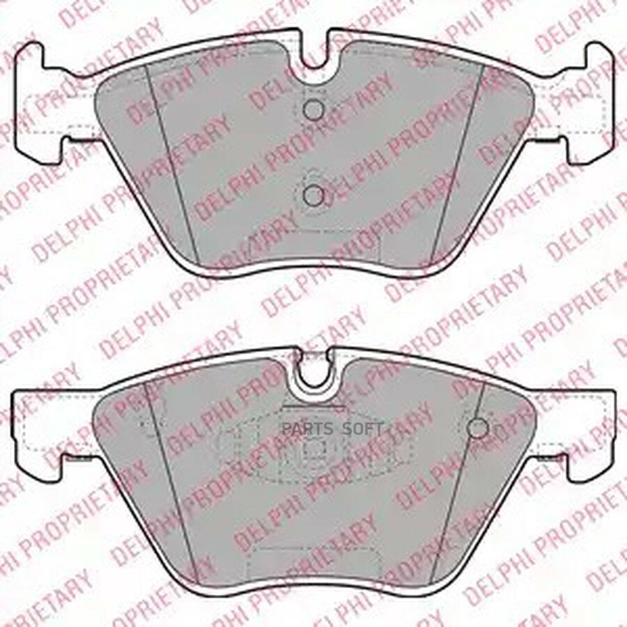 DELPHI LP1960 Колодки тормозные дисковые 118i Cabrio,120d,120d Cabrio,120d Coupe,120i,120i Cabrio,120i Coupe,123d,