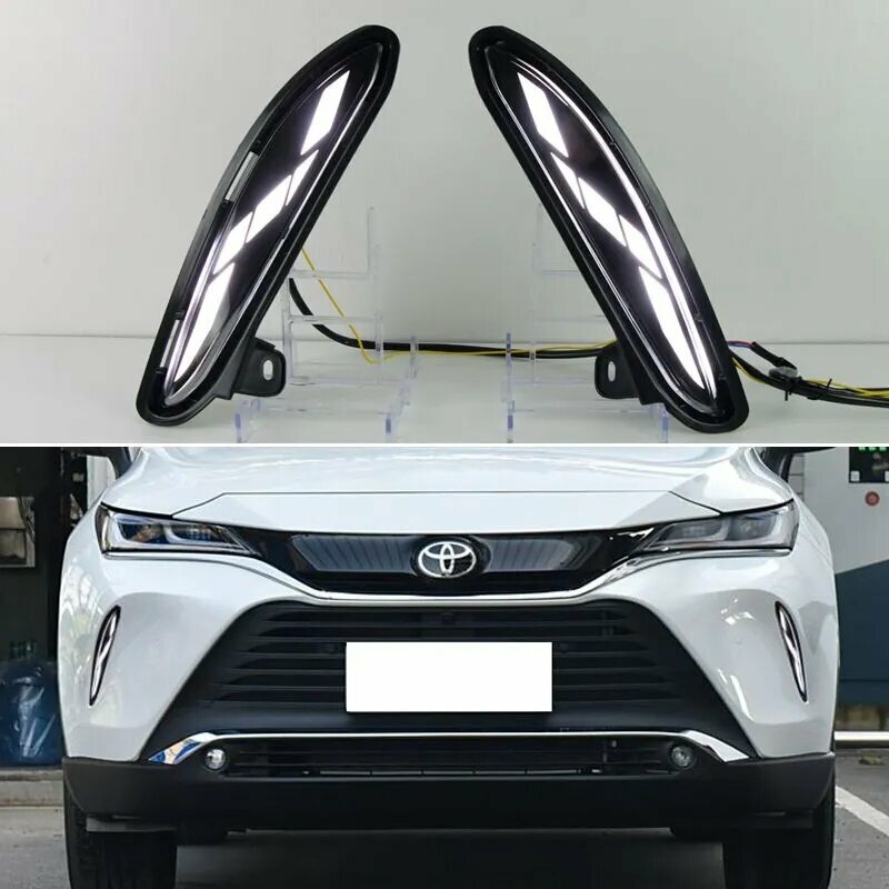 Фары автомобильные, Огни дневные ходовые, 2 шт, арт. Toyota Harrier XU80 2020-2025