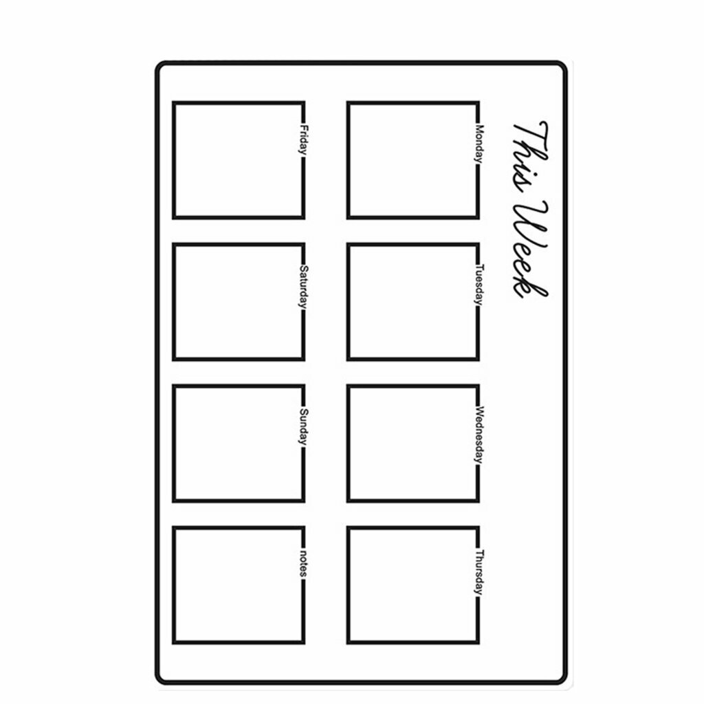 Магнитный Календарь Еженедельный Ежемесячный Планировщик С Маркером Календарь На Магнитной Доске Для Использования На Кухне В Холодильнике Или Офисе