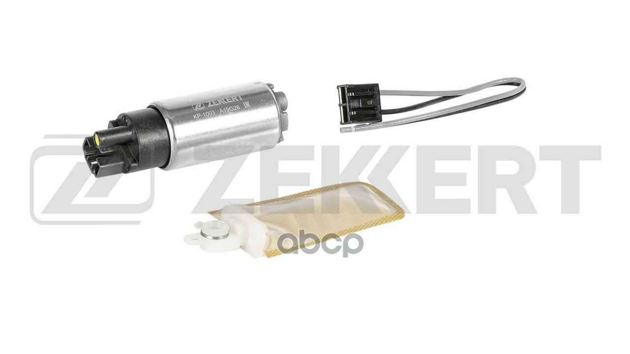 Насос топливный электрический (3 bar) Kia Rio II 05- Sportage 94- Hyundai Accent II III 99- Getz Zekkert арт. kp-1003