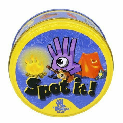 Карточная игра на английском языке Spot It Game, Dobble, — это семейная карточная игра для поиска отличий.