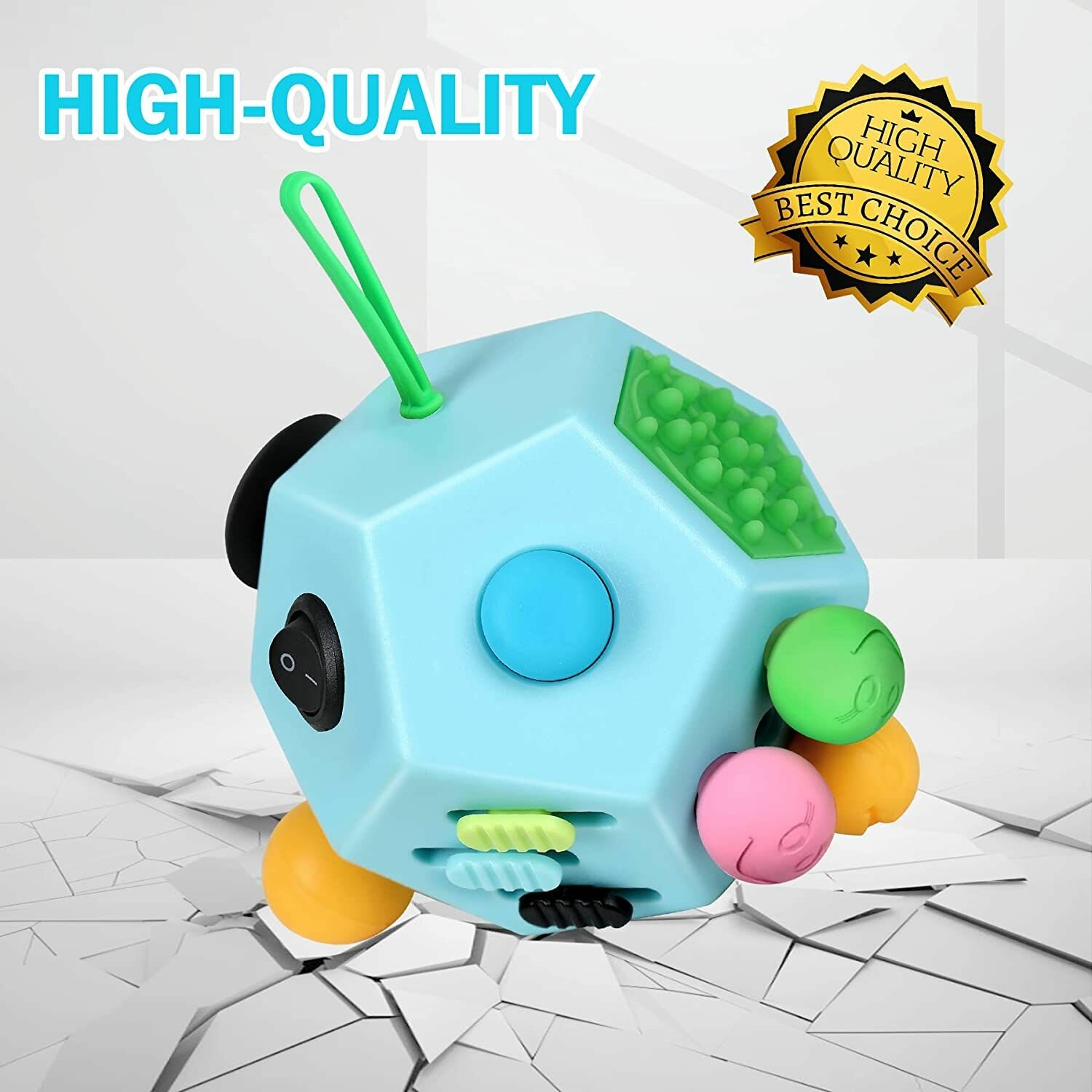 Игрушки Fidget Cube Антистресс - 12 граней Fidget Tdah Toy Cube
