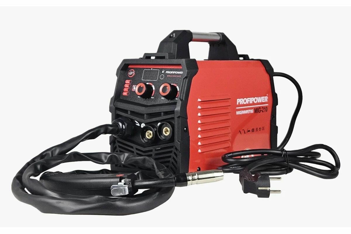 Полуавтомат PROFIPOWER MIG-210 3в1 20-210А 0.8-1мм 60-220В