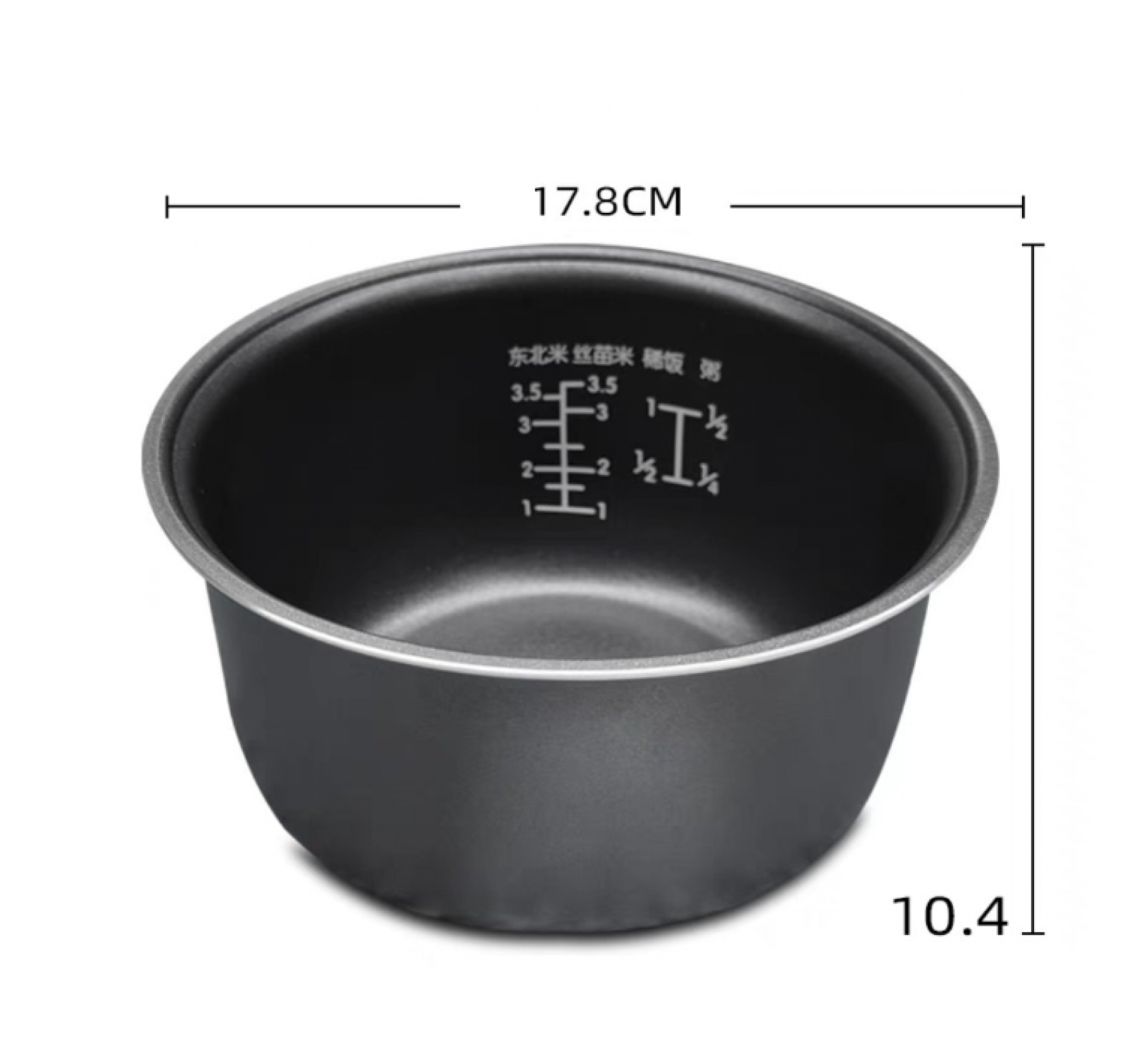 Чаша для мультиварки MyPads Midea 1,6 л для моделей MB-YN161 FD161 WYN165 FS16C YN161B