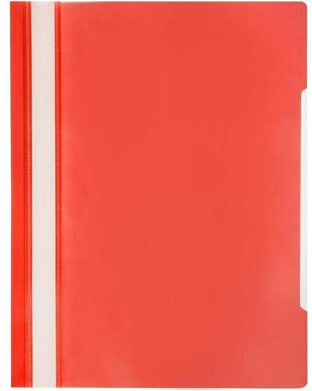 Скоросшиватель пластиковый Attache, А4, Элементари, красный 10шт/уп, 1547355