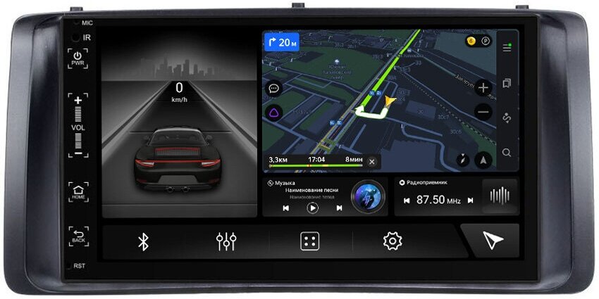 Магнитола в штатное место 2 din BYD F3 2005-2013 Canbox M-Line 5511-RP-TYCR9-41 на Android 10 (4G-SIM, 2/32, DSP, IPS)