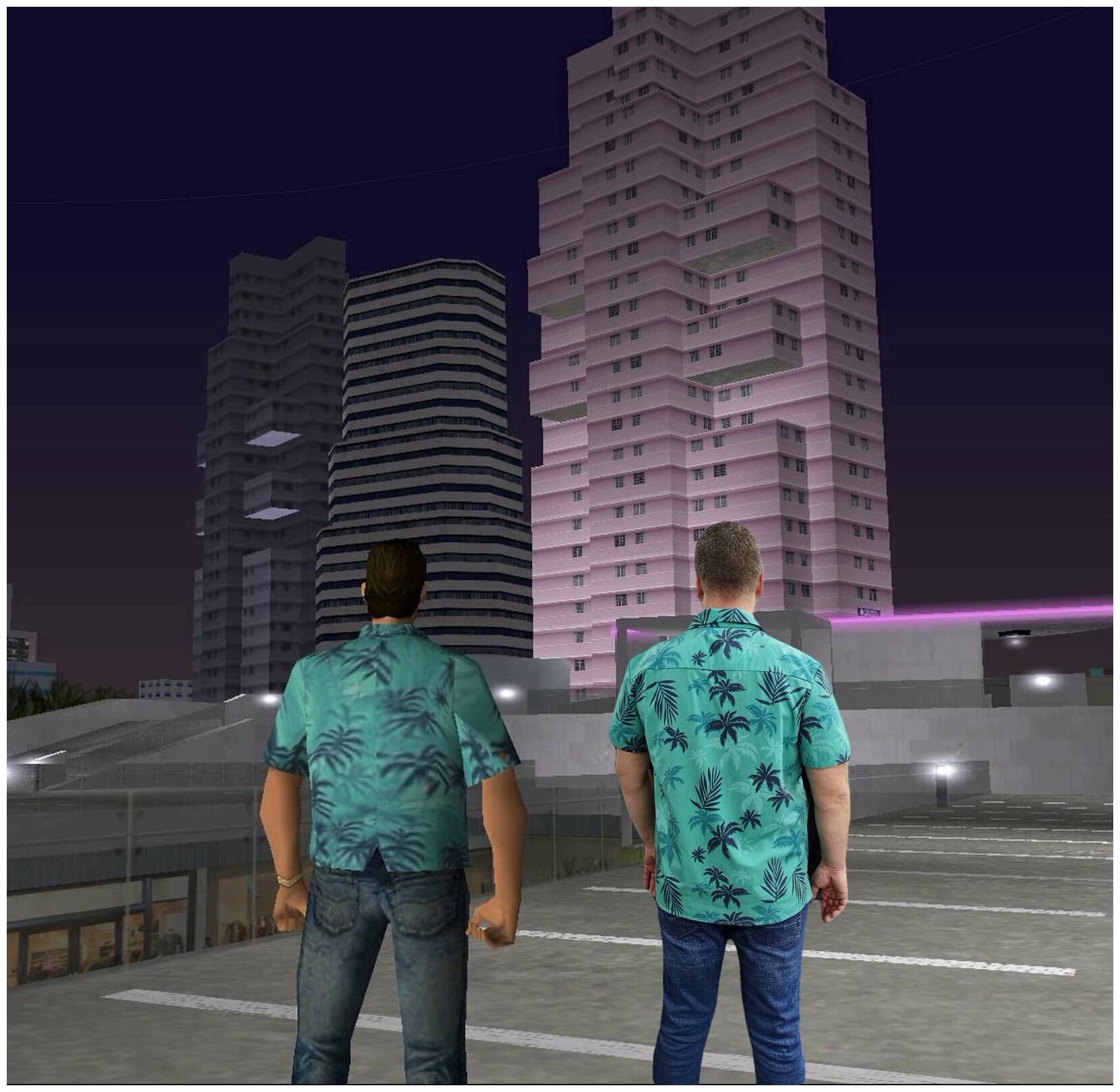 Рубашка гавайская мужская Tommy GTA Vice city premium XL — купить в ...