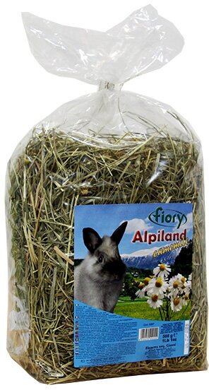 FIORY FIENO ALPILAND CAMOMILE – Фиори сено с альпийскими травами и ромашкой для грызунов и кроликов (500 гр)