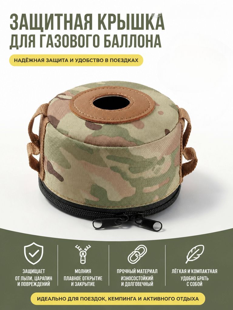 Защитный Чехол для баллона, для кемпинга на открытом воздухе, теплоизоляция и защита от падения, аксессуары для пикника