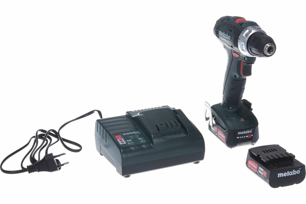 Metabo PowerMaxx BS 12 Акк. шуруповерт 2х2.0 Ач LiIon, кейс 601036500