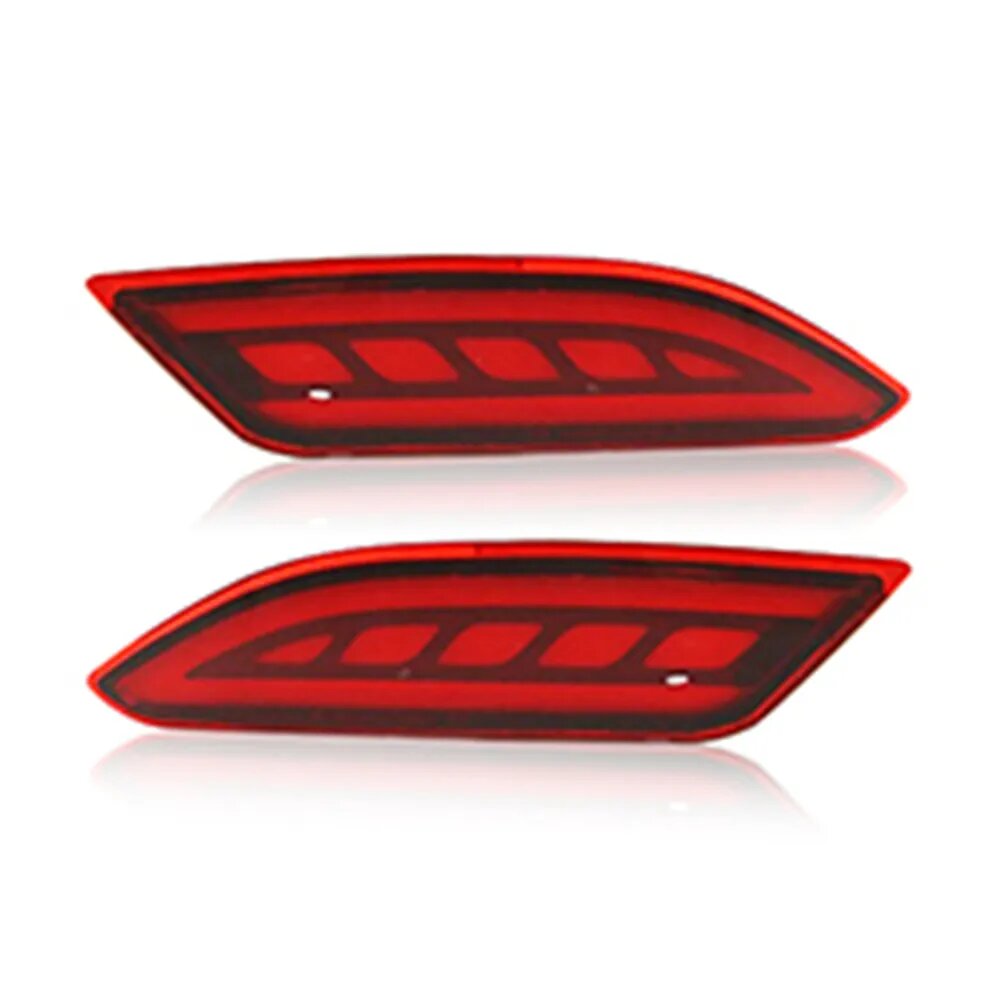 1 пара, светодиодный задний отражатель для Honda HR-V HRV Vezel 2014 2015 2016 2017 2018 Red Cover, 3 Functions