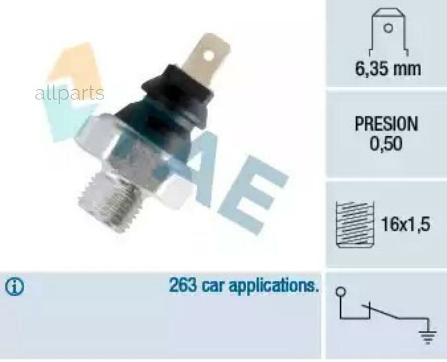 FAE 11270 Датчик давления масла