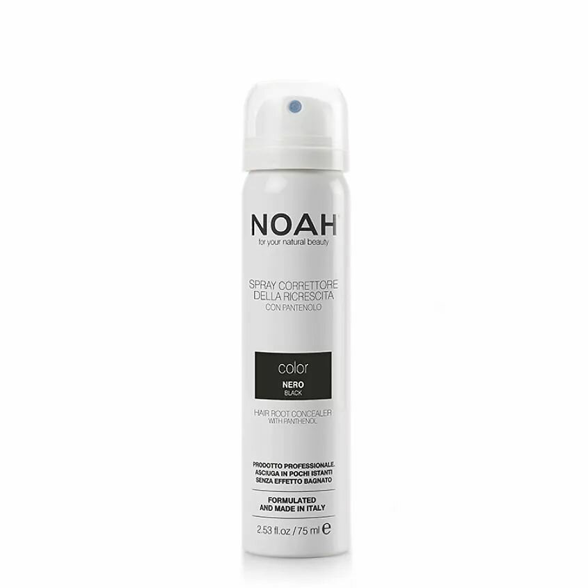 NOAH FOR YOUR NATURAL BEAUTY Спрей для корней волос черный (Hair Root Concealer) 75 мл