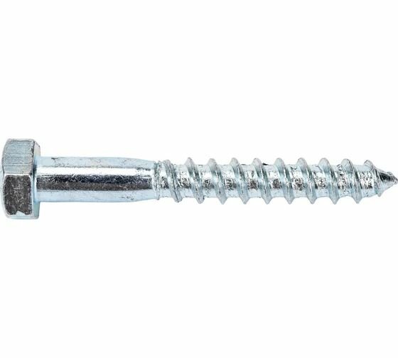 Шурупы по дереву Gigant 8.0x60 мм, с шестигранной головкой Zn, 1 кг 123640