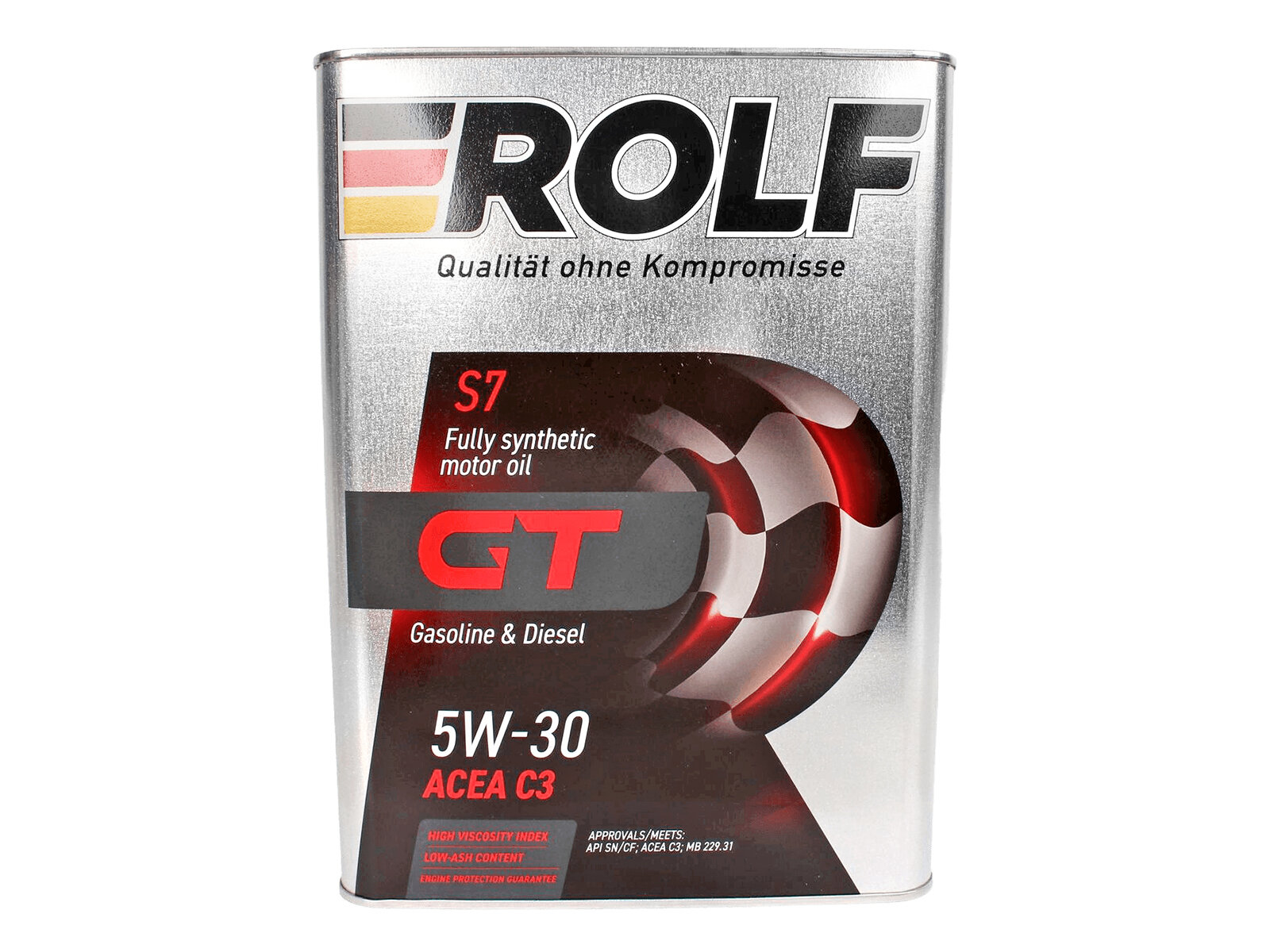 Масло моторное ROLF GT 5W30 SN/CF 4л