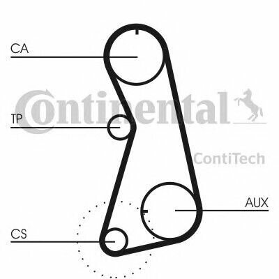 Ремень Грм Audi/Vw 1.6,1.8L121З. (CONTITECH CT848)