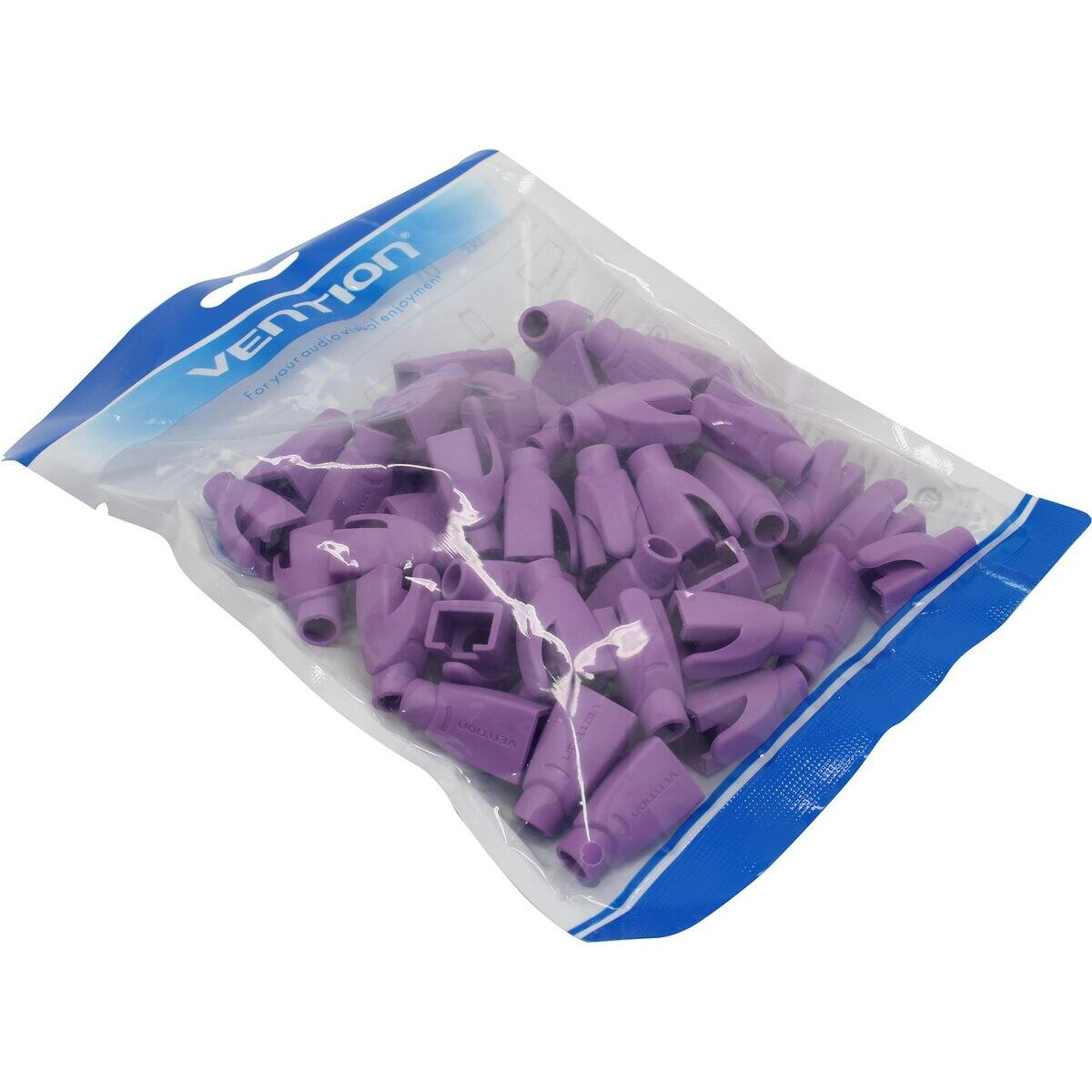 Vention Колпачок изолирующий для коннектора RJ-45 (уп-ка 50 шт, фиолетовый)