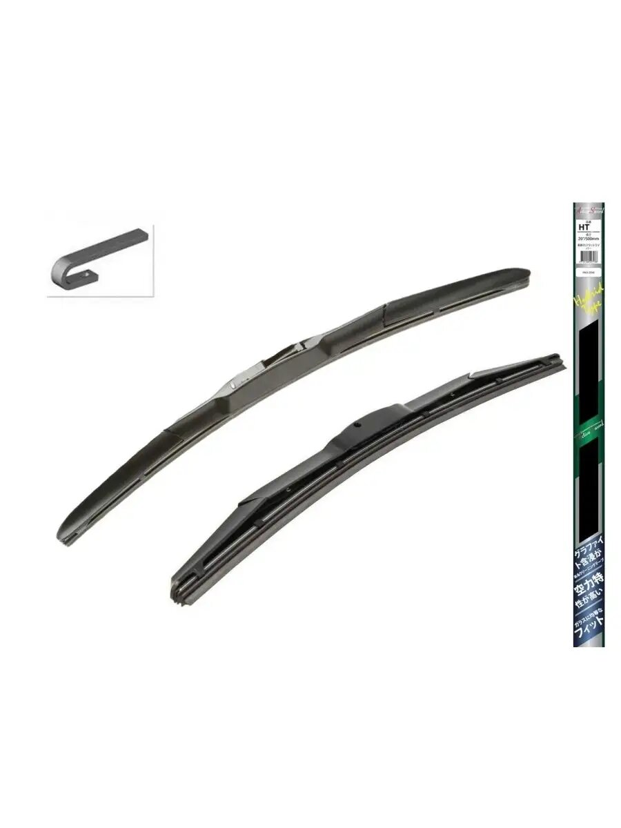 Комплект гибридных щёток Maruenu Active Sword: Chery Bonus (2011-2017), Geely MK Cross (2010-2016)