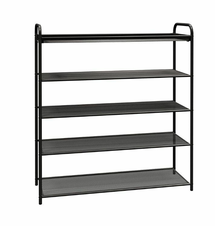 Подставка для обуви 5 полок Верона 35, 87х30х95 см графит
