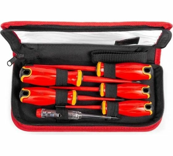 Набор диэлектрических отверток КВТ НИО-2206 серия слим 88932