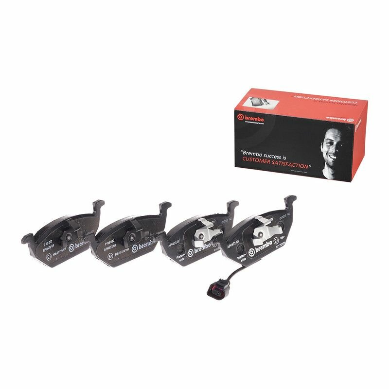 Тормозные колодки дисковые передние BREMBO P85072 для а/м AUDI A3, SKODA Fabia, Volkswagen Golf