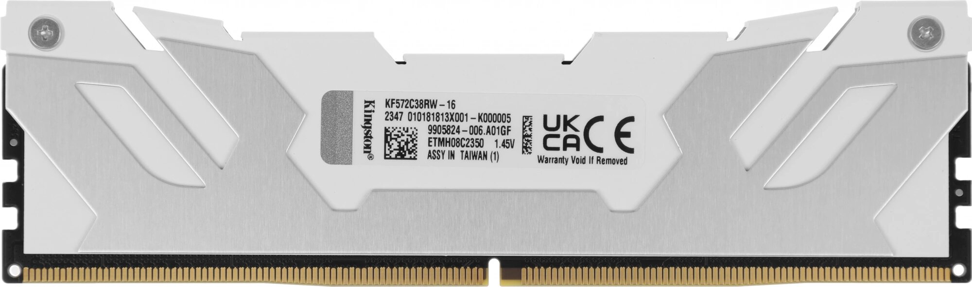 Оперативная память Kingston Fury Renegade Silver KF572C38RW-16 DDR5 - 16ГБ 7200МГц, DIMM, Ret