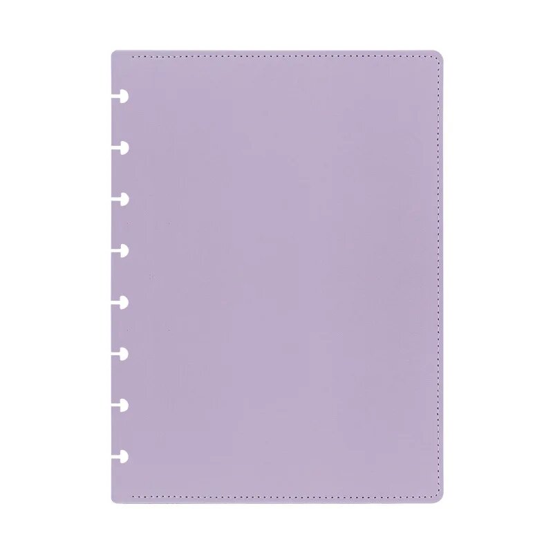 Чехол для блокнота LZN A5, искусственная кожа, 2 шт, грибовидное отверстие А5, Napa-Purple