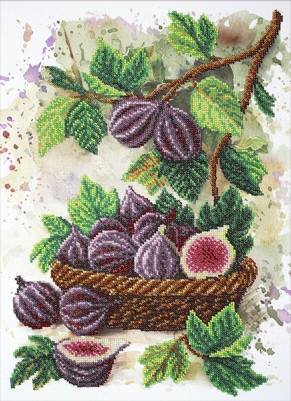 Набор для вышивания Паутинка #Б-1318 Инжир, Вышивка бисером, 30 х 40 см