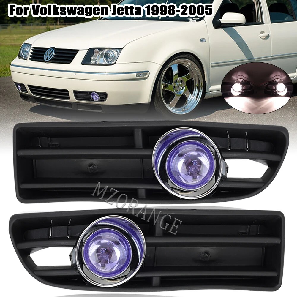 Для VW Bora Jetta MK4 1999-2007 автомобильные противотуманные фары в сборе, передний бампер, противотуманные фары, крышка галогенных фар, аксессуары, внешние детали