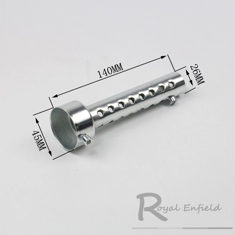 Универсальный выхлопной глушитель для мотоцикла, перегородка из нержавеющей стали для глушителя, 35 мм, 42 мм, 45 мм, 48 мм, 60 мм