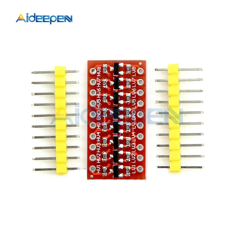 Aideepen IIC I2C логический преобразователь уровня 8 Way Red