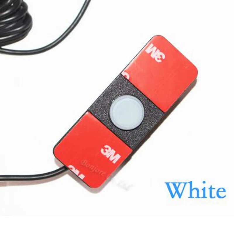 Парктроник Koorinwoo, интеллектуальный датчик парковки автомобиля с ЖК-дисплеем, белый, 4 Sensors